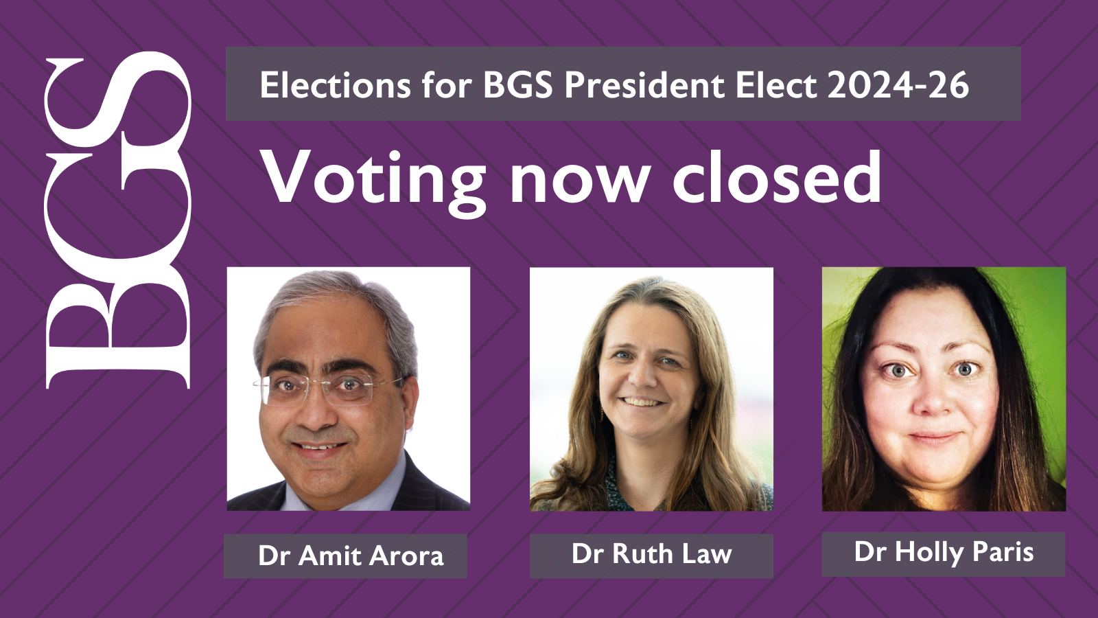 Voting for BGS President Elect is now closed | British Geriatrics Society
