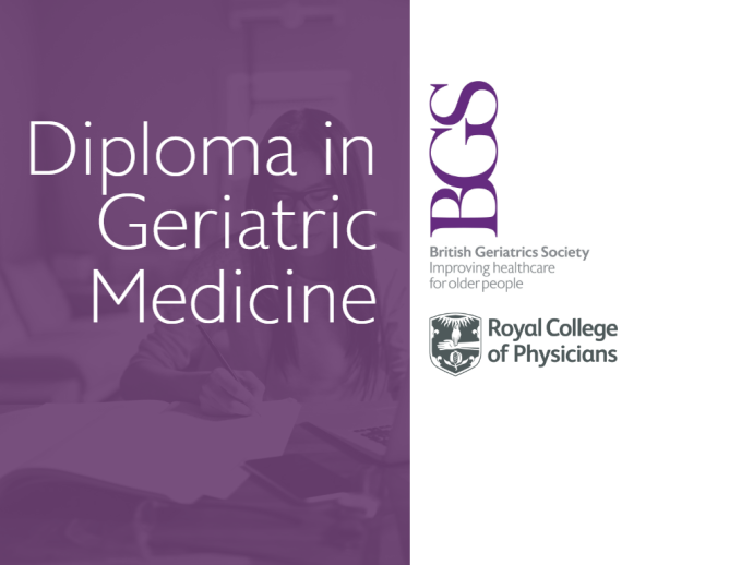 Opportunity to apply for the Diploma in Geriatric Medicine in 2025 | British Geriatrics Society
